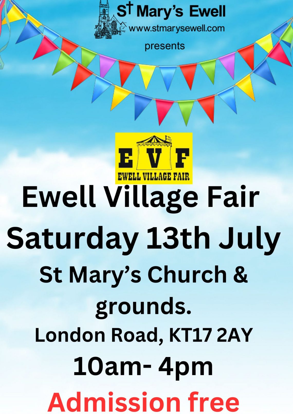 Ewell Village Fair 2024 – St Mary's Ewell
